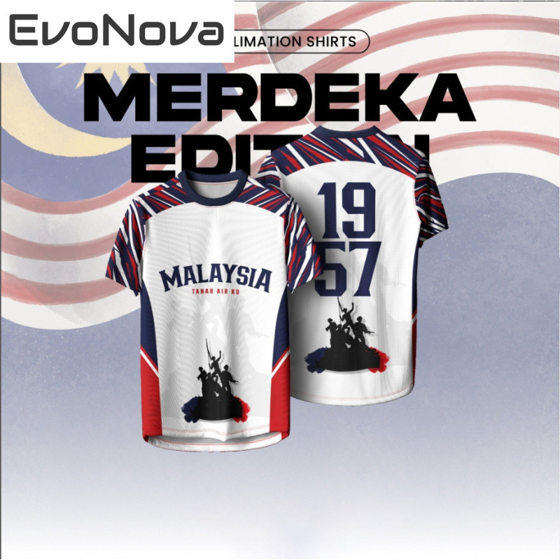 Baju Merdeka 68 Tahun baju jersey Ethnic T-shirt 2025 Merdeka 2024 ...