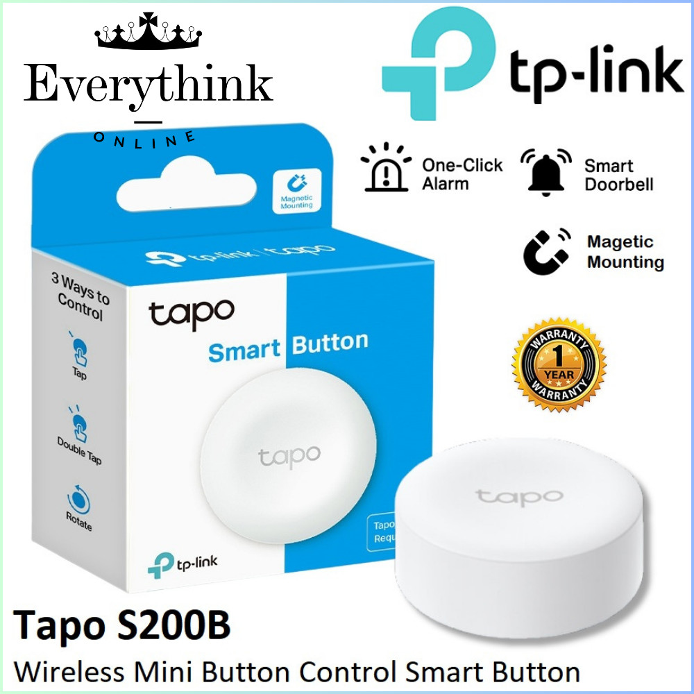 TP-LINK TAPO S200B WIRELESS BUTTON SMART BUTTON / TAPO S200D SMART REMOTE DIMMER SWITCH WITH ...