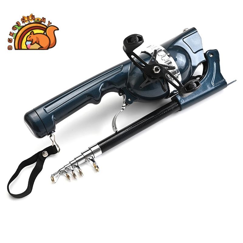 Portable Folding Fishing Rod Telescopic Fly Fishing Poles with Reel ...