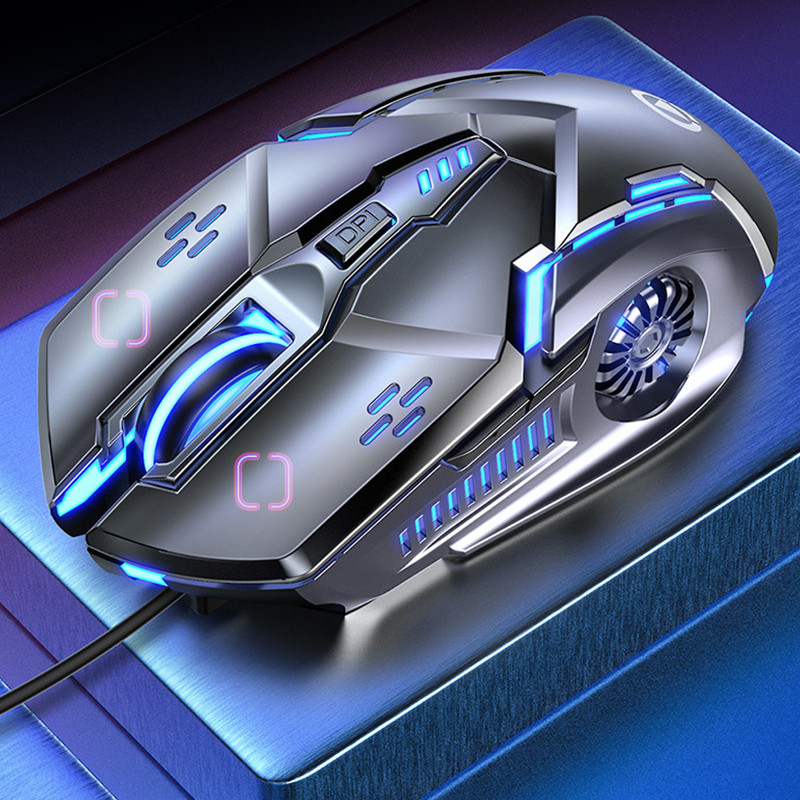 [OriginalGrass] Ergonomic Wired Gaming Mute Mouse With RGB Light For ...