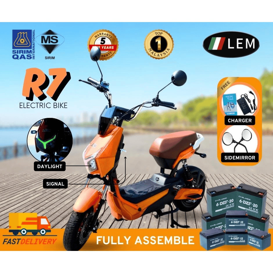 ★LEM★ NEW !!! R1 (FASTEST E-BIKE/E-SCOOTER) Electric Bike / Electric ...
