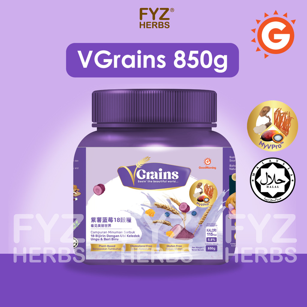 GoodMorning VGrains 18 Grains 850G | Shopee Malaysia