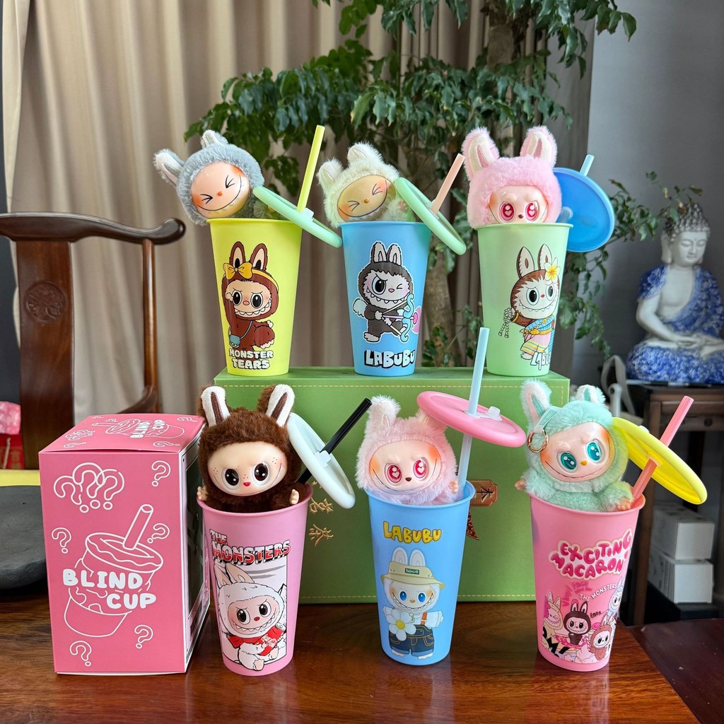 Cross-Border New Product LABUBU Vinyl Doll Generation LABUBU Pop Mart ...