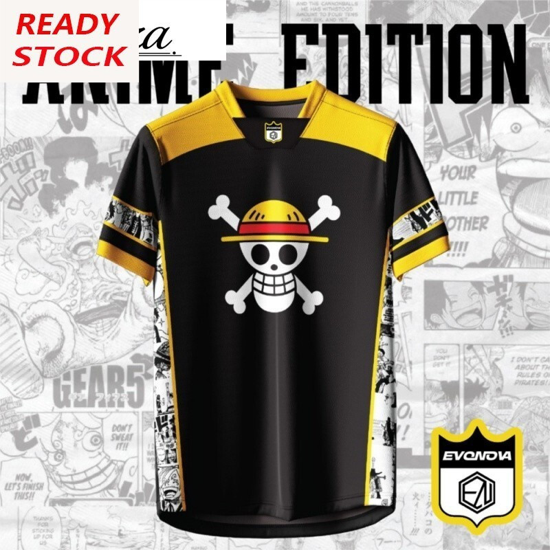 NFL Sublimation Microfiber Jersey One Piece Luffy Anime Jersey Baju ...