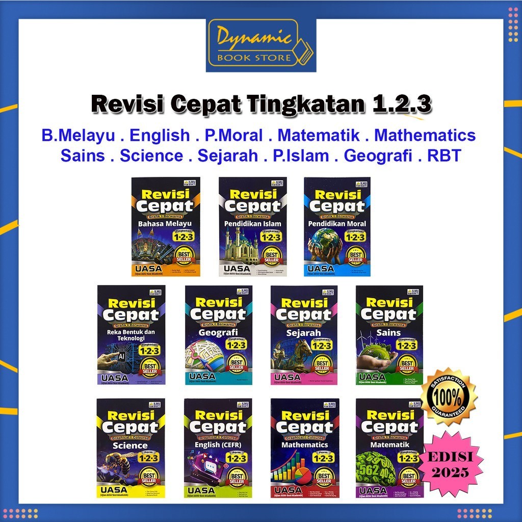 Buku Rujukan: Revisi Cepat UASA Edisi 2025 Tingkatan 1 2 3 Edisi 2025 ...