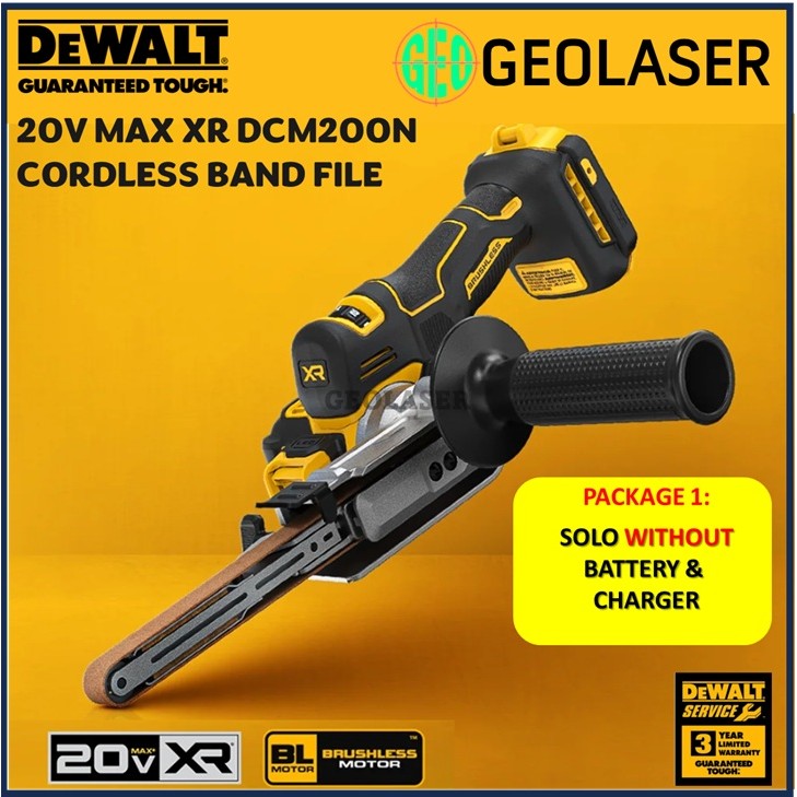 Dewalt 18V XR DCM200 Brushless Cordless Band File - Tool Only DCM200N ...