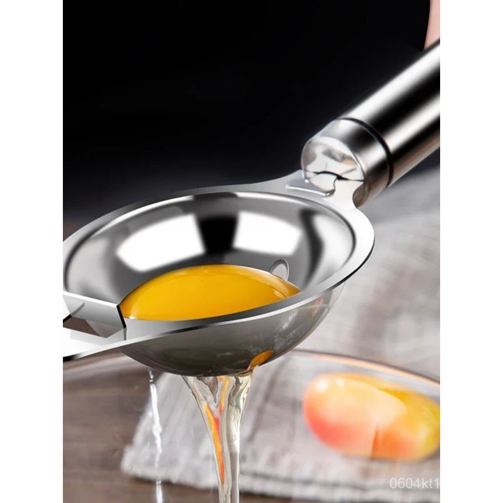 Egg White Separator Stainless Steel Tools Eggs Yolk Filter G D8J1 ...
