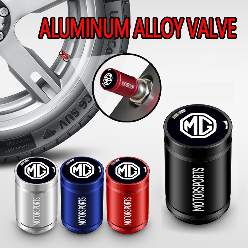 MG Car Tire Valve Caps Auto Tire Dust Cap Dust Motorcycle Wheel Plugs ...