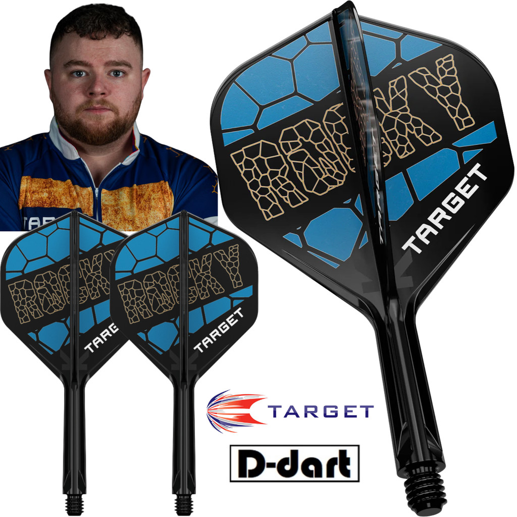TARGET K FLEX DARTS FLIGHT-【No.2】STANDARD ROCKY (JOSH ROCK) K-Flex ...
