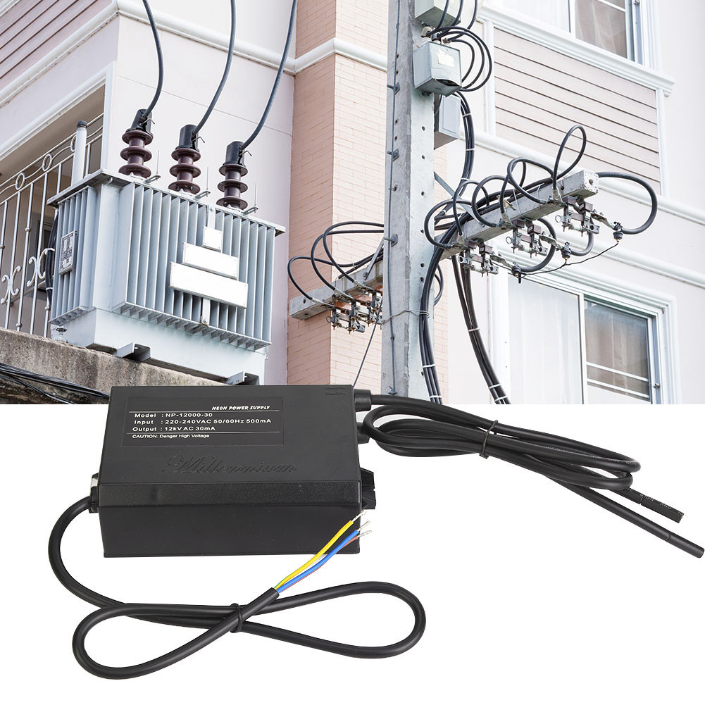Yohooo Neon Sign Transformer Automatic 12KV Output for Small Lamp ...