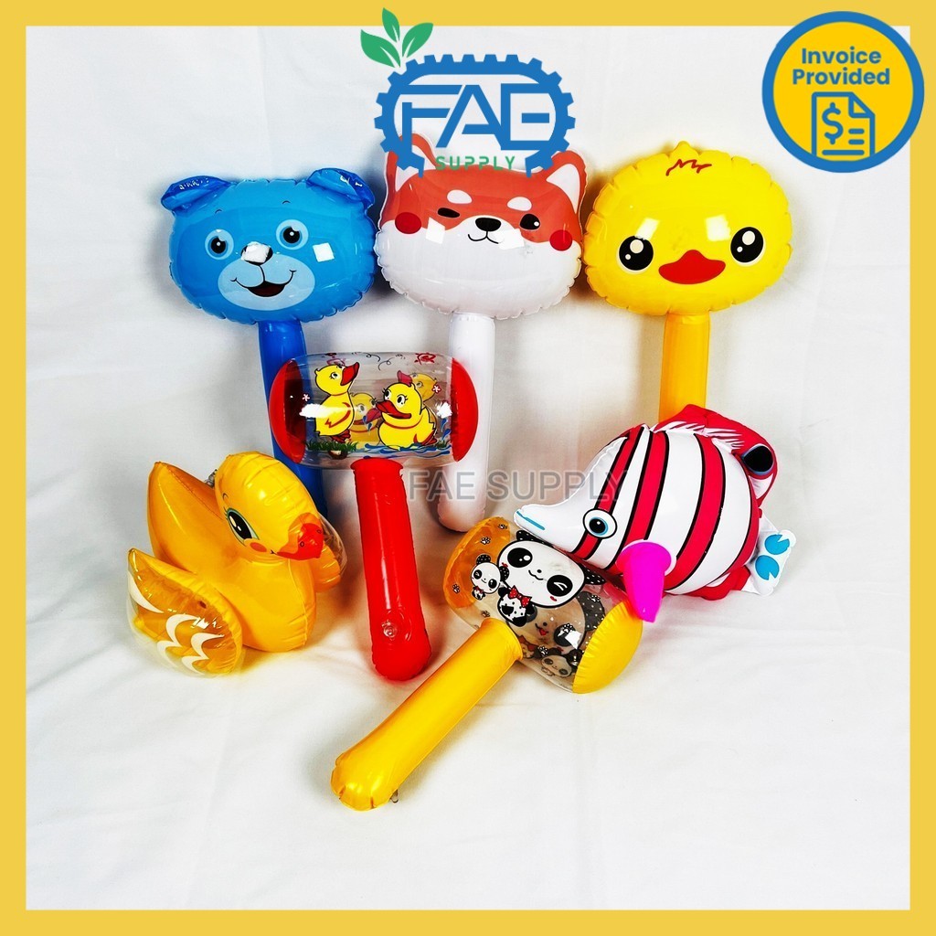 Cartoon Inflatable Hammer Toys animal cartoon fish bear duck penguin ...
