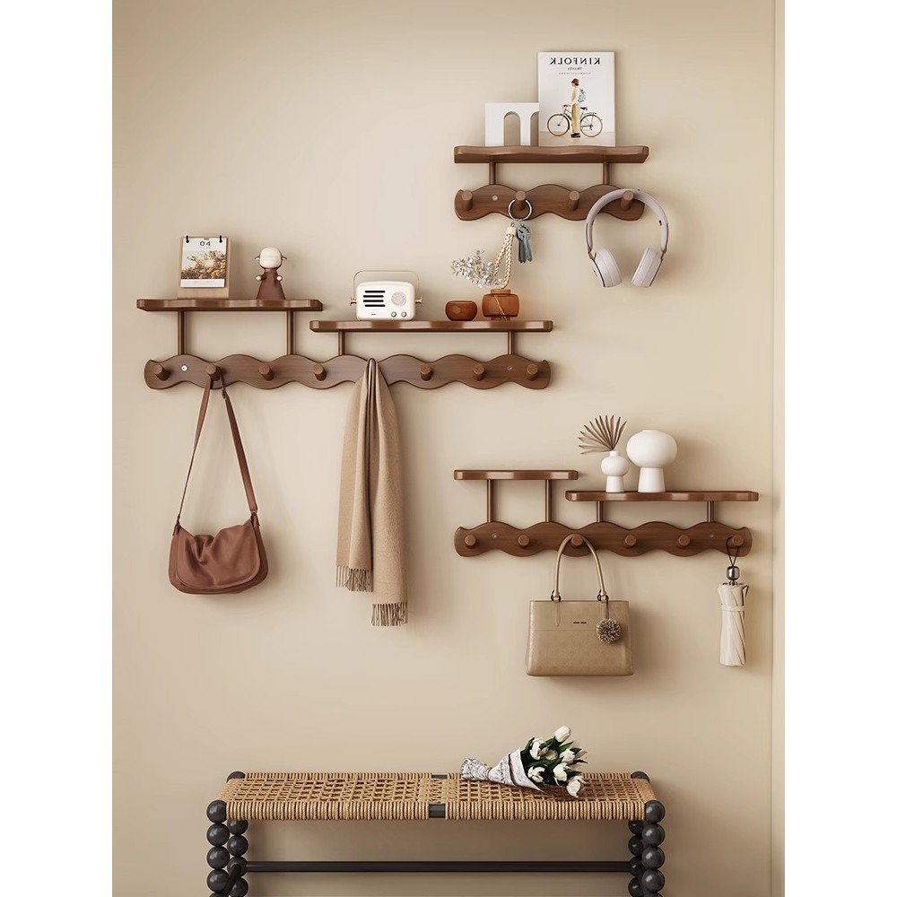 Entry Door Clothes Hanger Wall Hanging Entrance Key Storage Creative ...