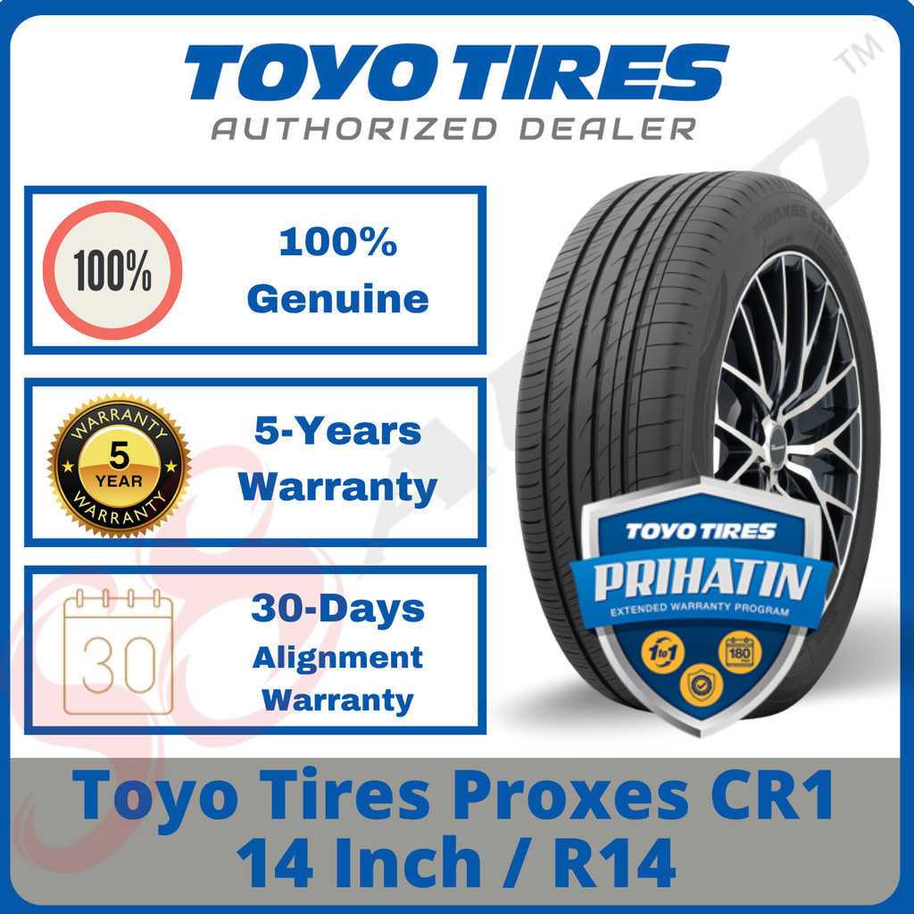 Tayar | Toyo Tires Proxes CR1 14Inch (R14) Year2024/2025 【Viva Myvi ...