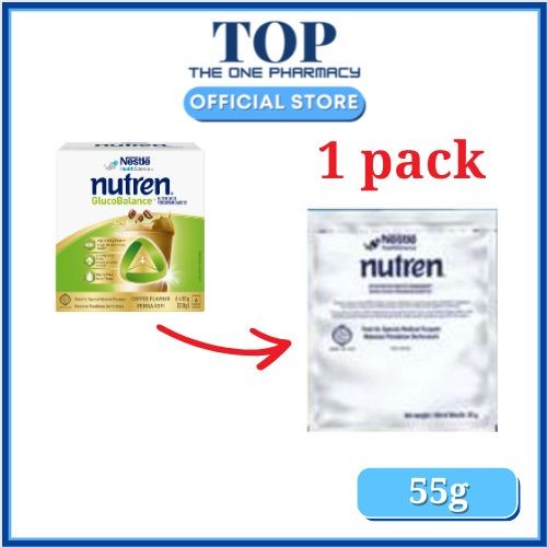 Nestle Nutren glucobalance coffee flavour - 55g x 1pack [Exp: 08/2026 ...
