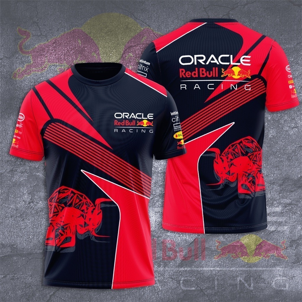 2025 Summer F1 Racing Uniform Red Bull Racing Team Uniform Loose Sport ...