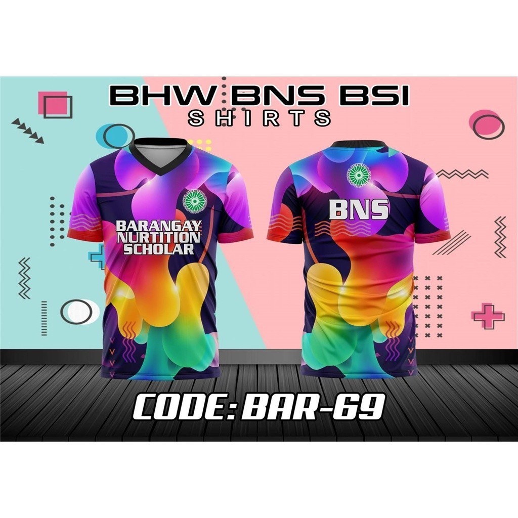 New BNS BSI Tshirt for Men and Woman Jersey Sublimation T-shirts ...