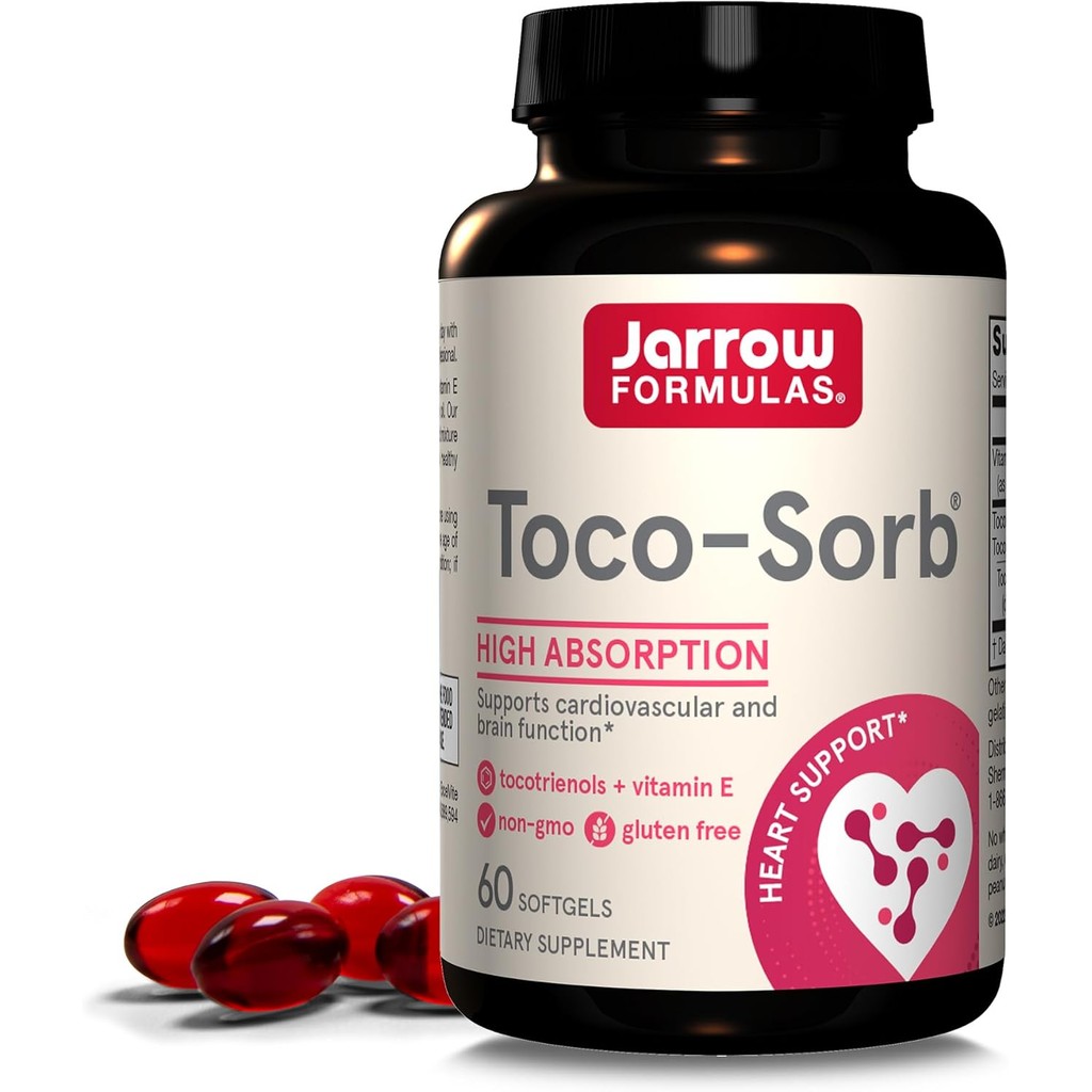 Jarrow Formulas® Toco-Sorb Cardiovascular Health and Brain Function ...