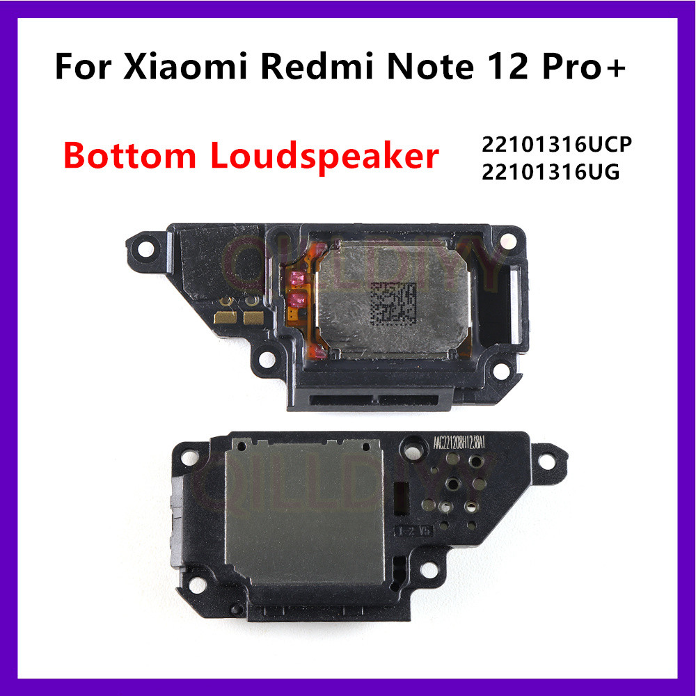 For Xiaomi Redmi Note 12 Pro+ Bottom Loudspeaker Buzzer Ringer Sound ...