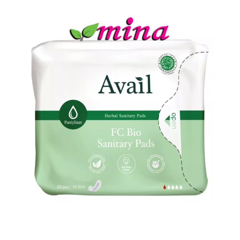 AVAIL FC Pantiliner HIJAU 20s | 100% ORI HQ Sanitary Original HQ Pad ...