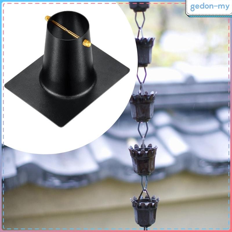 [GedonMY] Rain Chain Gutter Adapter,Aluminum Alloy,Outside Gutters Downspout for Rain Chain ...