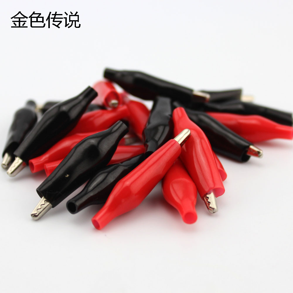 Alligator Chuck Small Chuck diy Red Black Wire Connector Electronic ...