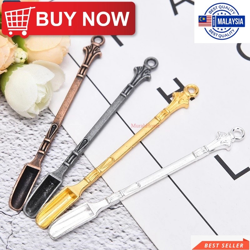 MH 1PCS Stainless Steel Mini Scoop Gold Spoon Stir,Tea Sniffer Smell ...