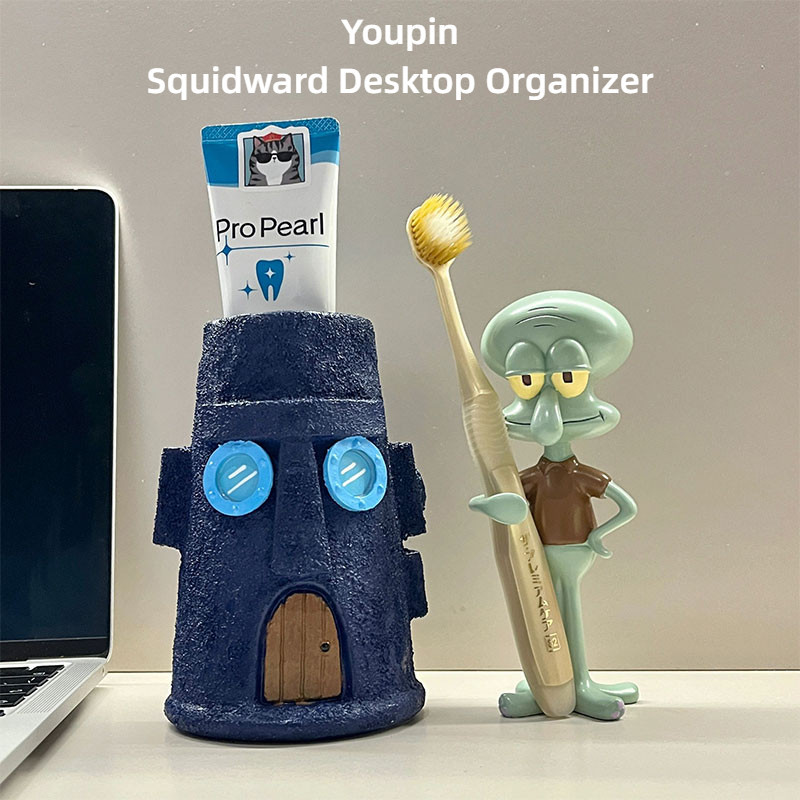 Youpin SpongeBob SquarePants Octopus Brother Cartoon Toothbrush Holder ...