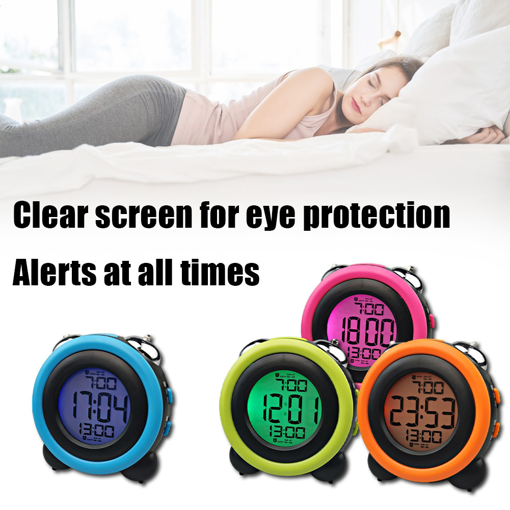 Digital Alarm Clock Loud Sound Jam Loceng Alarm Kuat Led Cute Alarm ...