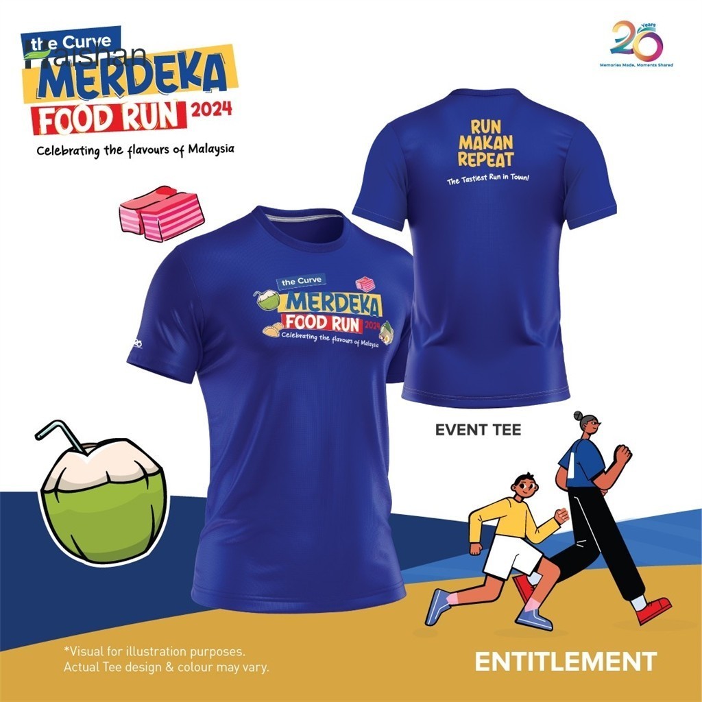 The Curve Merdeka Food Run 2024(Free Printing Of Name) | Shopee Malaysia