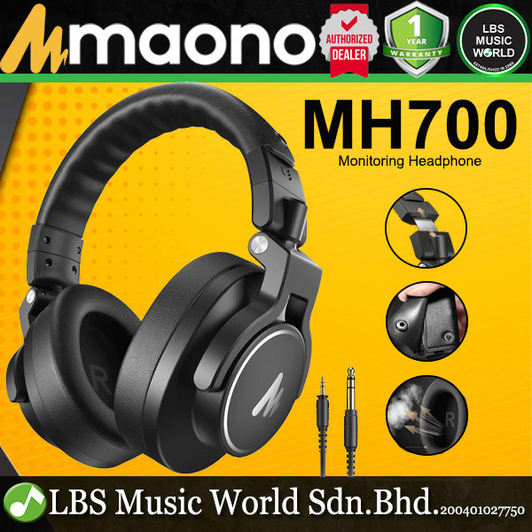 Maono MH700 Closed-Back High Fidelity Sound Monitoring Headphone ...