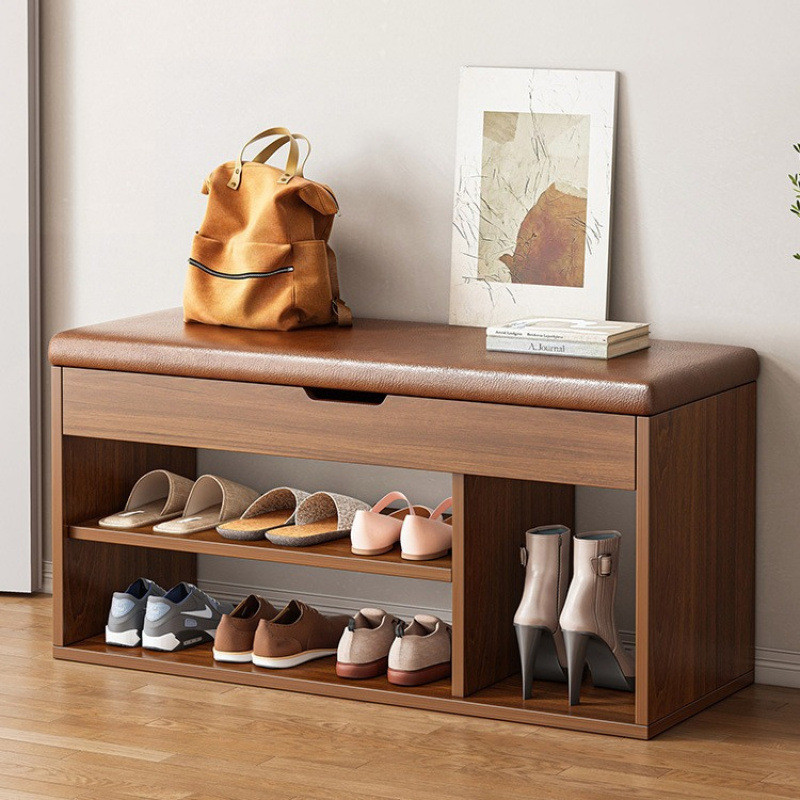 Shoe Storage Bench Shoe Rack Shoe Cabinet Storage Stool Rak Kasut Shoe ...