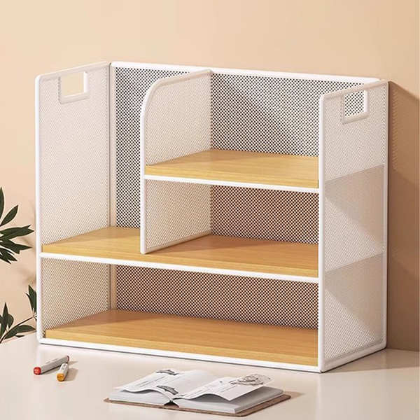 rak buku bookshelf Rak desktop, rak penyimpanan dokumen meja, rak fail ...