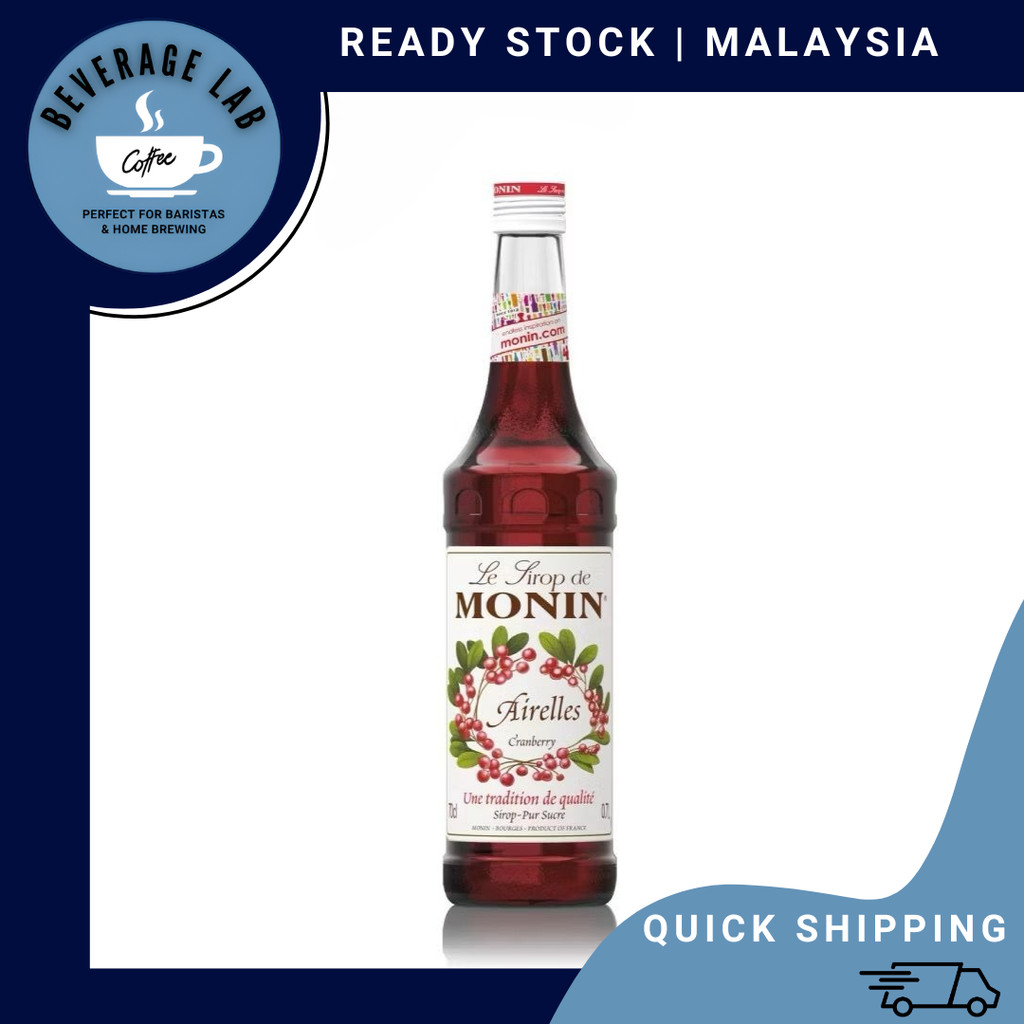 BEVERAGE LAB MONIN Premium Syrup Cranberry (700ml) | Shopee Malaysia