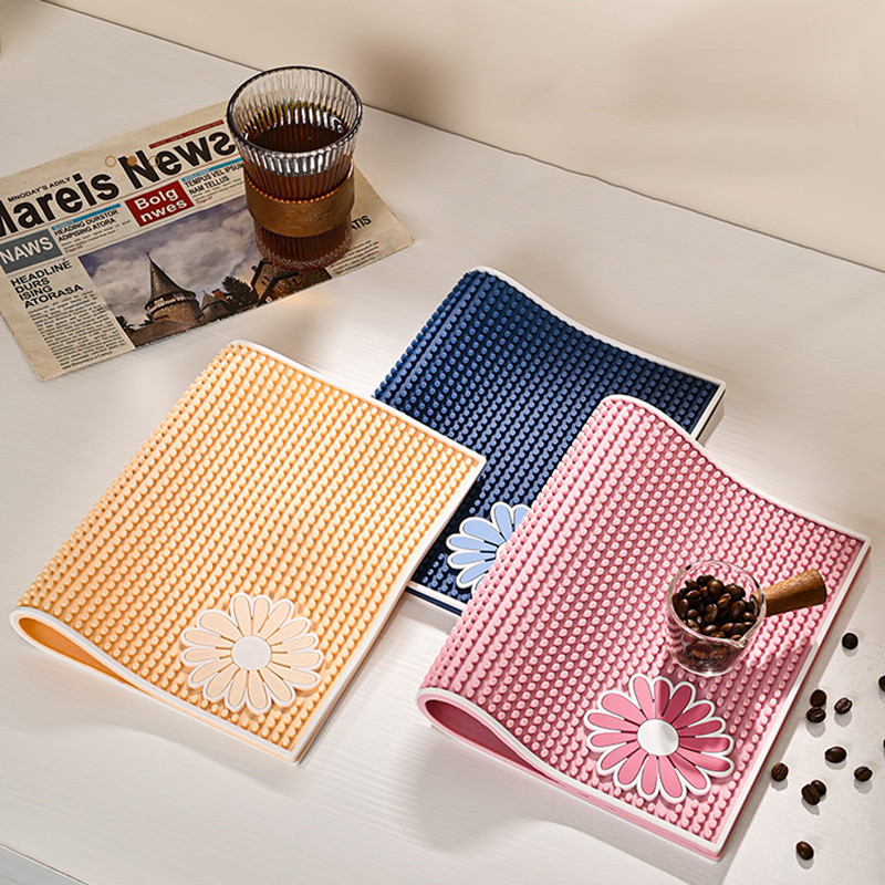 1pc Multifunctional Heat Resistant Tableware Dishwasher Mat Bar Coffee ...