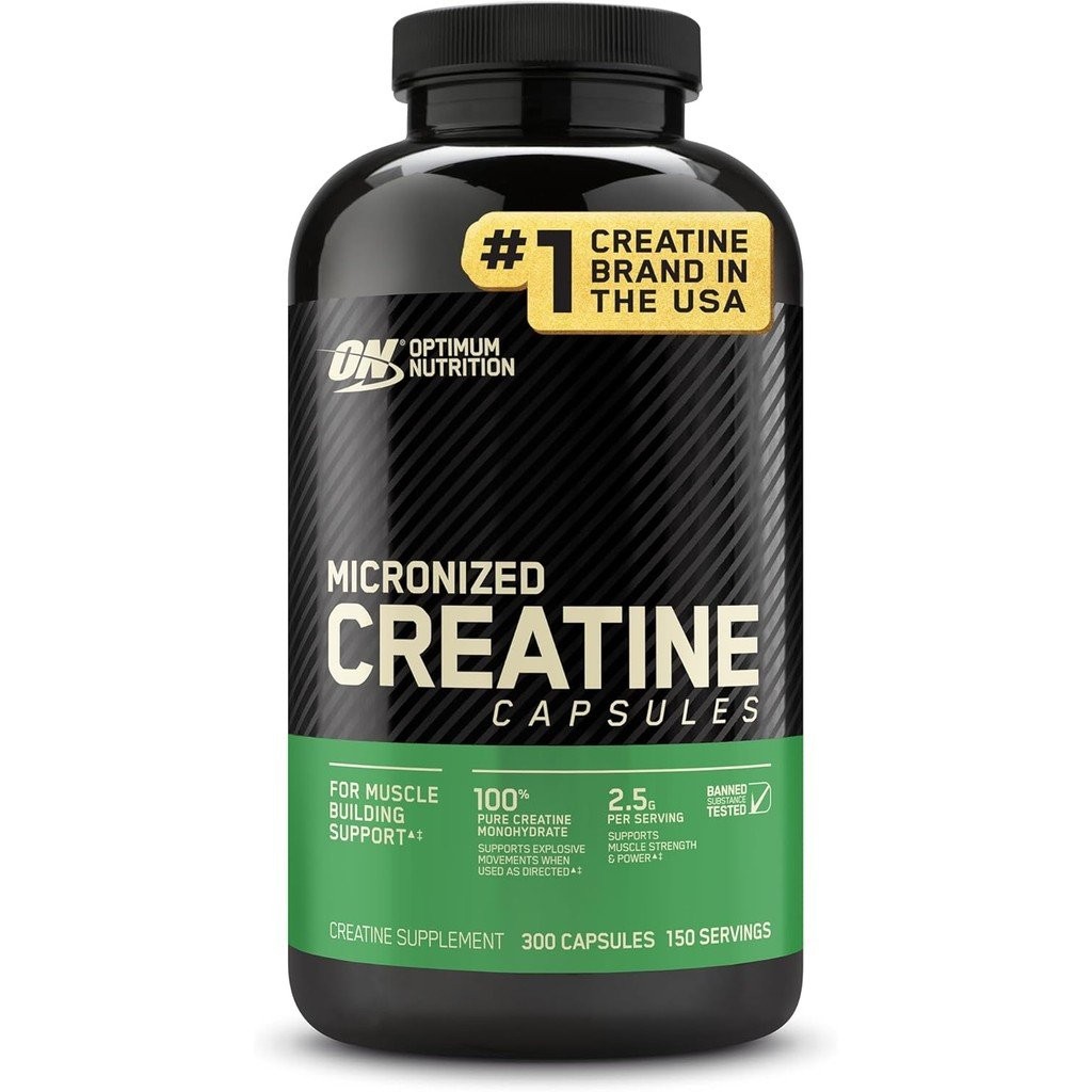 Optimum Nutrition Micronized Creatine Monohydrate Capsules, Keto ...