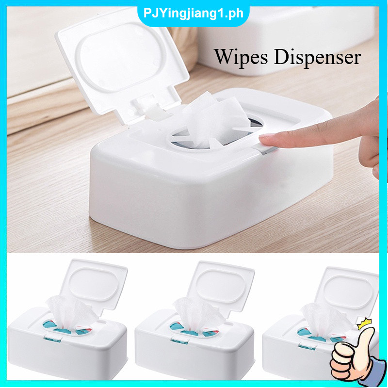 Wipes Napkin Storage Container Wipes Dispenser Plastic Desktop Tissue ...