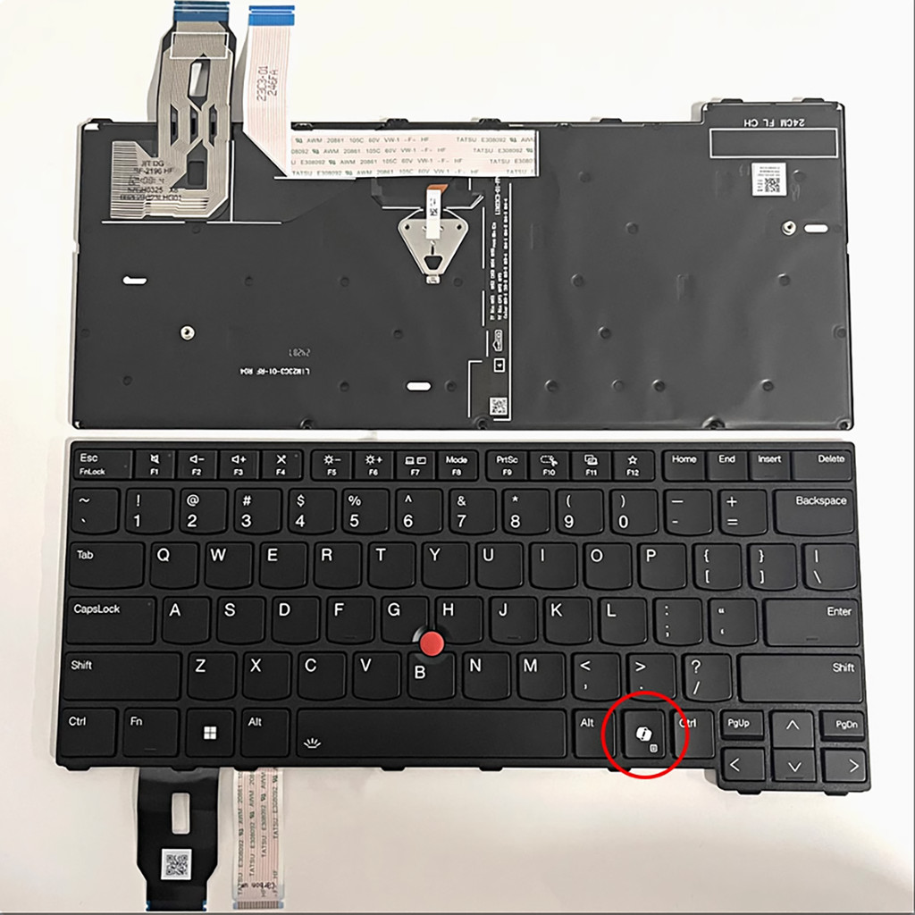 US for Lenovo ThinkPad T14 Gen 5 P14s Gen 5 L14 Gen 5 TP00159B 21MD ...