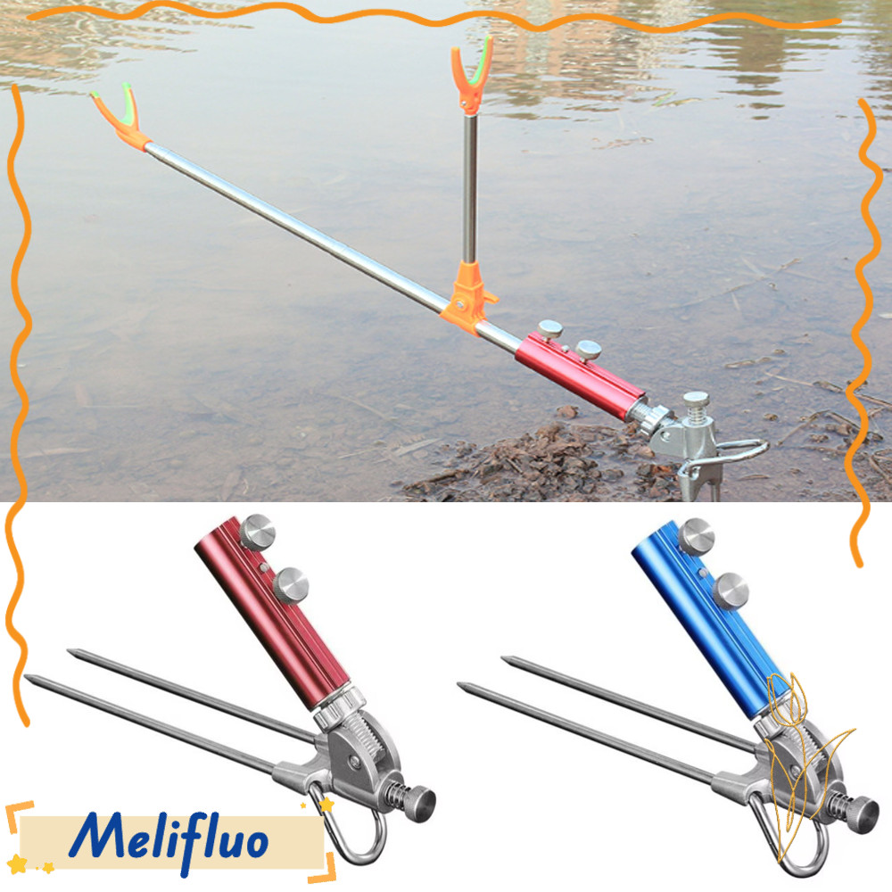 MELIFLUO Fishing Bankstick, Adjustable Stainless Steel Rod Bracket ...