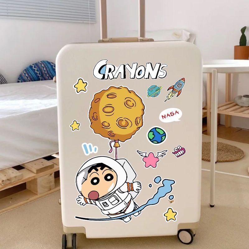 Luggage Sticker Cartoon Cute Crayon Shin-Chan Suitcase Refrigerator ...