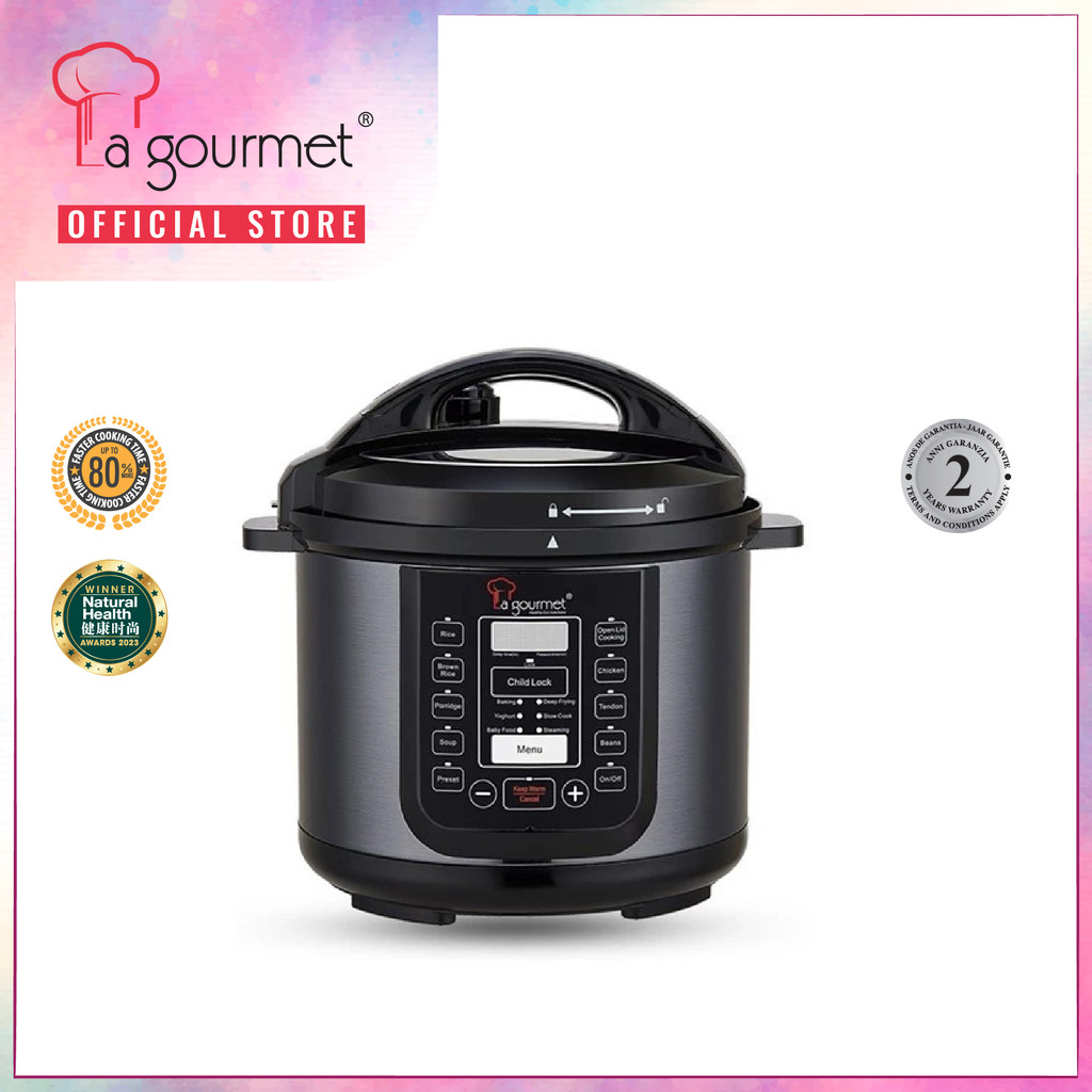 La gourmet Healthy Pressure Cooker 4L Ceramic Pot | Shopee Malaysia