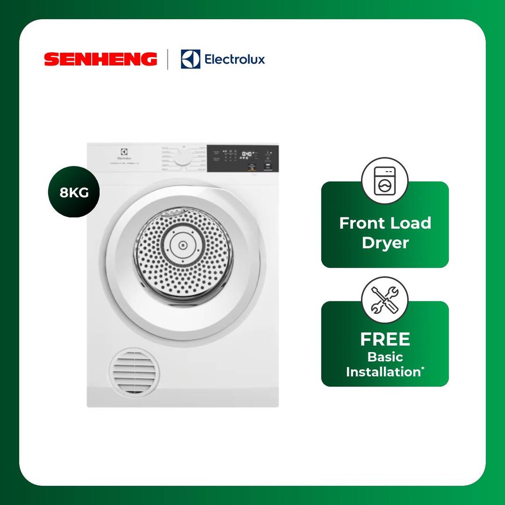 Electrolux 8kg UltimateCare 300 venting dryer EDV804H3WC Mesin ...