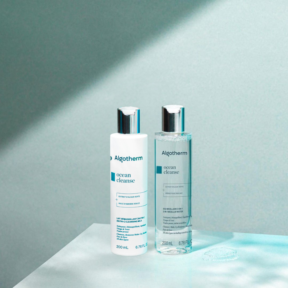 ALGOTHERM 3-IN-1 MICELLAR WATER 200ML + ALGOTHERM NUTRI CLEANSING MILK ...