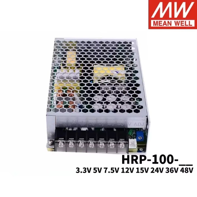 MEAN WELL HRP-100 HRP-100-12 12V 8.5A 100W Single output with PFC function switching power ...