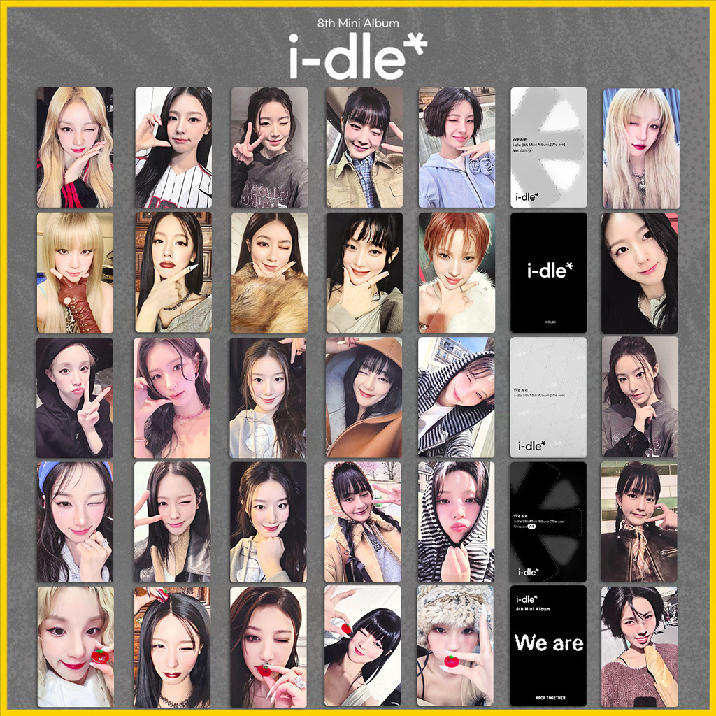 I-DLE Album We are Photocard Bonus Card (G) I-DLE Random Card Offline ...