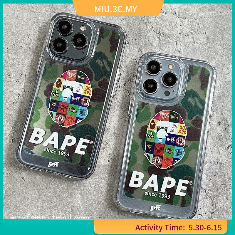 BAPE phone casing iPhone 11 13 12 x XS Pro Max XR 12 13 mini ruang ...
