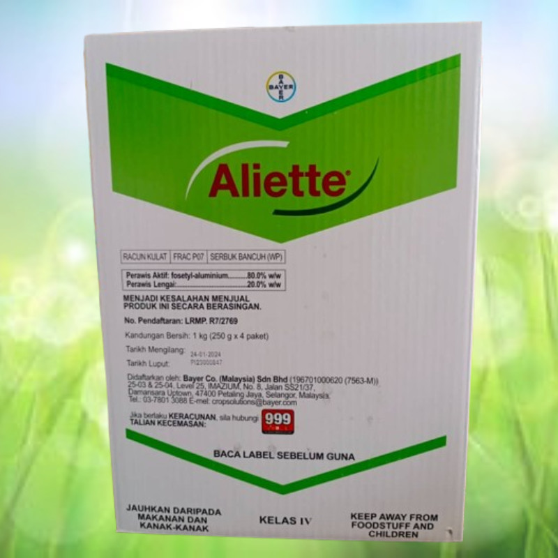 100% ORI 1KG Aliette BAYER Fosetyl-Aluminium 80% Racun Kulat / Kanker ...