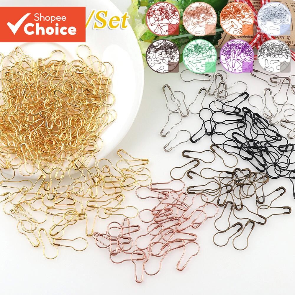 100Pcs/Set Magic Pins Colorful Metal Clothing Pins Diy Marker ...