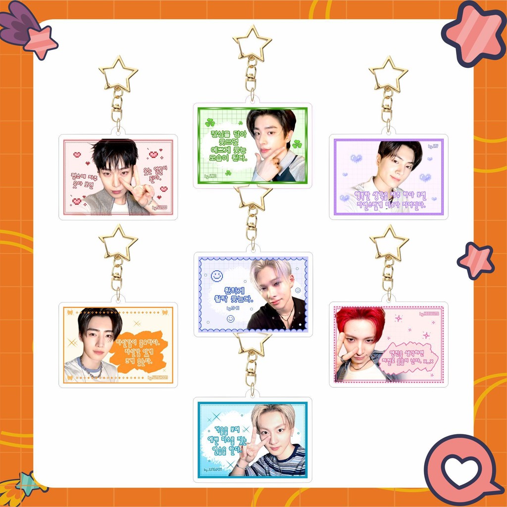 EN ROMANCE UNTOLD Daydream Acrylic Keychain JUNGWON HEESEUNG JAY Brooch ...