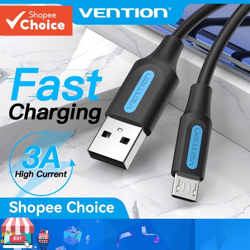 vention Micro USB Cable 2A Fast Charging USB Data Cable for Android ...