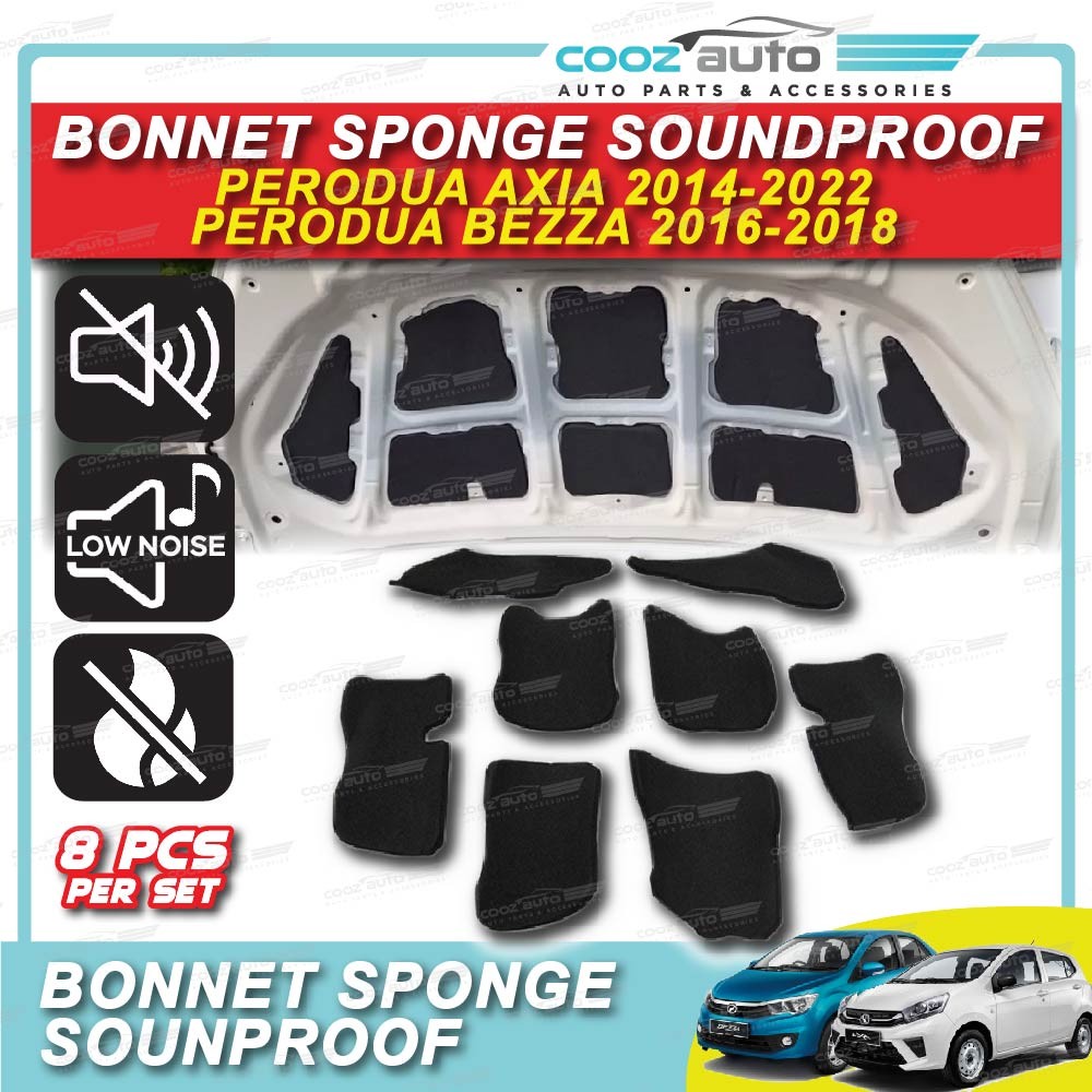 Perodua Axia 2014 - 2022 Bezza 2016 - 2018 Front Bonnet Sponge ...
